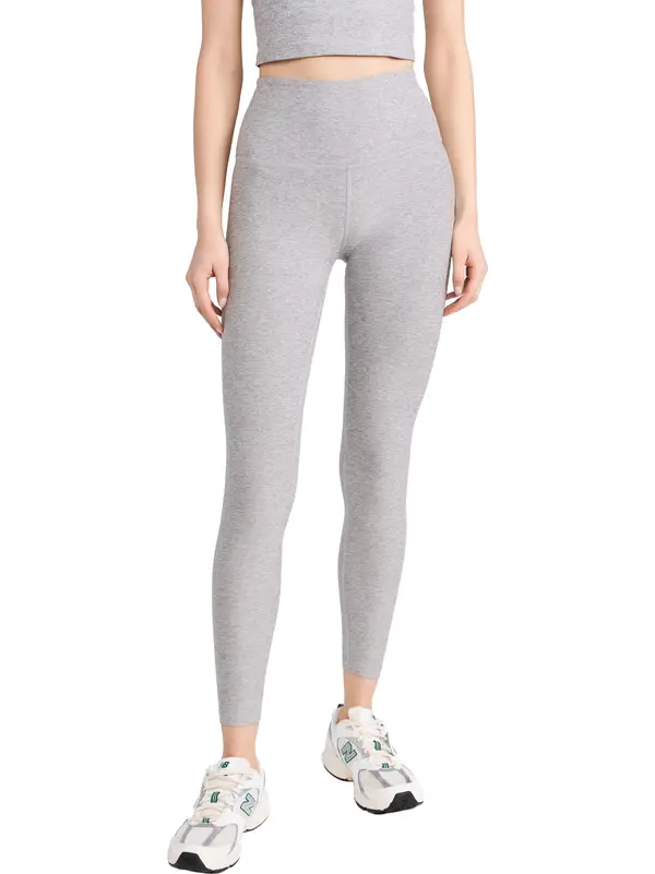 Beyond Yoga Spacedye Caught In The Midi Ankle Leggings - Silver Mist
