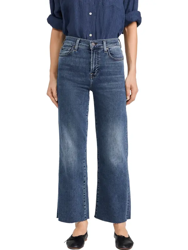 7 For All Mankind Cropped Alexa Jeans - Clara