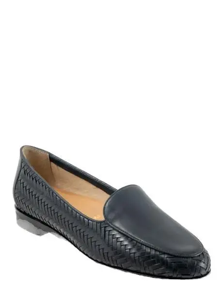 Trotters Lyric Leather Loafer - Navy