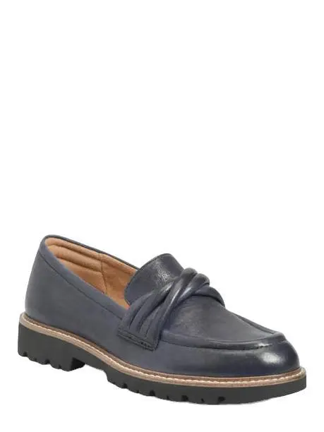 COMFORTIVA Lilac Lug Sole Loafer - Sky Navy