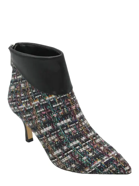 Charles By Charles David Alice Pointed Toe Bootie - Black Multi-tw