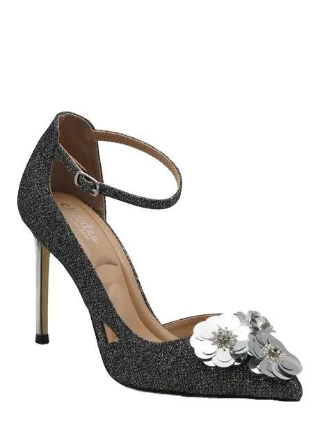 Charles By Charles David Rae Pointed Toe Pumps - Black-sparkle