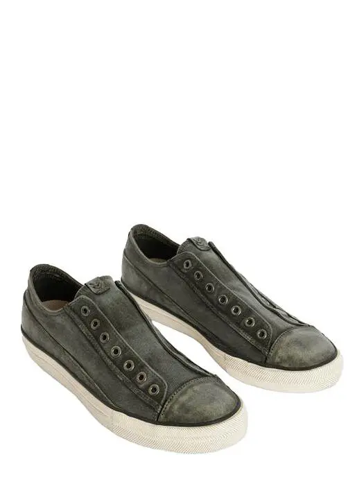 John Varvatos Classic Laceless Low Sneakers - Black