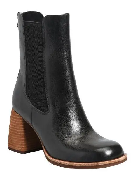 KORK-EASE® Arline Chelsea Boot - Black Leather