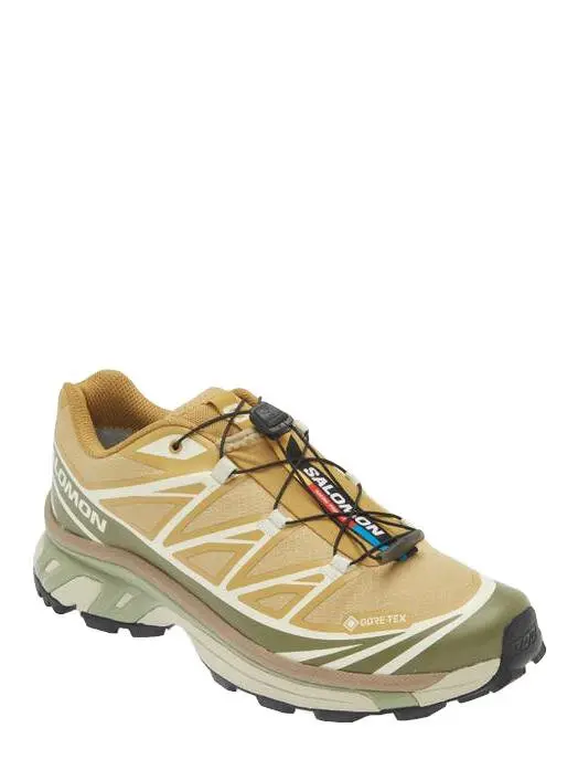 SALOMON Xt-6 Gore-tex® Sneaker - Antelope/icicle/portabella