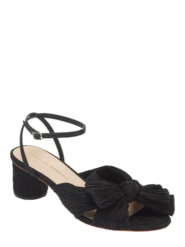 LOEFFLER RANDALL Dahlia Knotted Sandal - Black