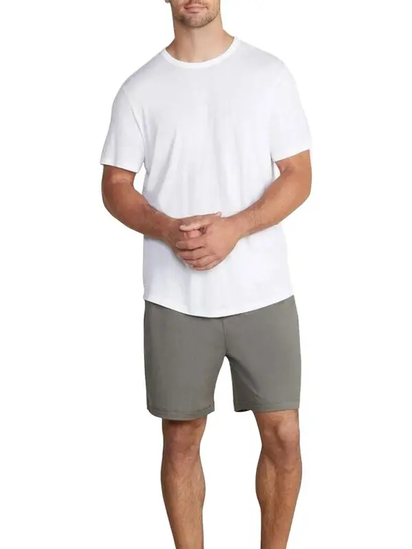 Barefoot Dreams Apos;s Malibu Collection Cotton Modal Crewneck T-shirt - White