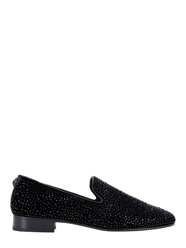 Kurt Geiger Embellished Ace Loafers - Black