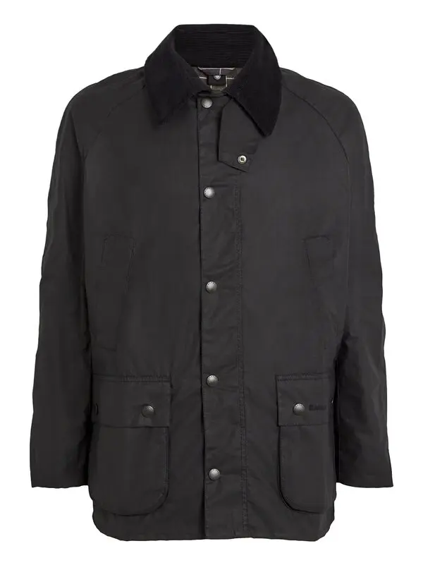 Barbour Waxed Ashby Jacket - Black