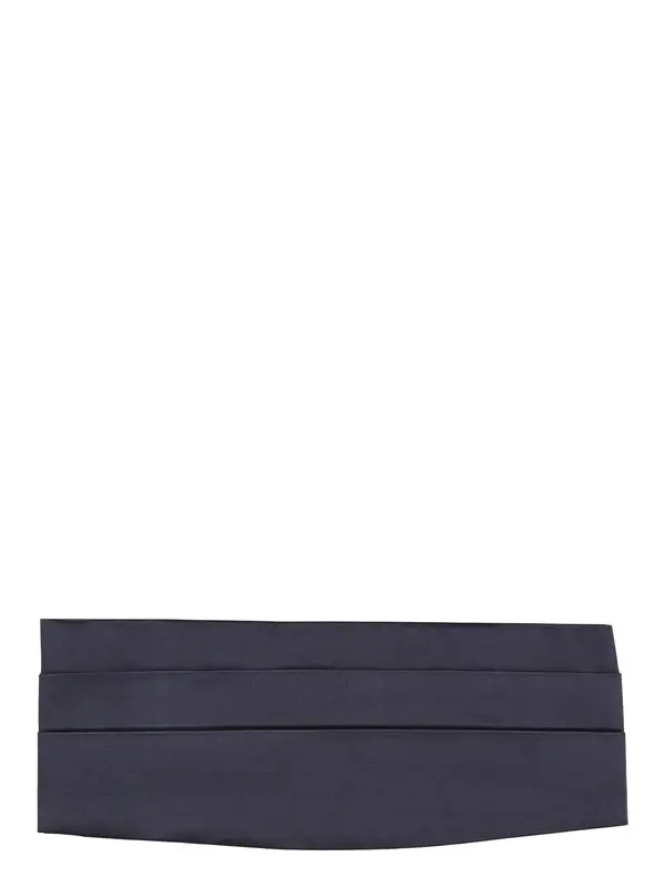 Giorgio Armani Silk Cummerbund - Blue