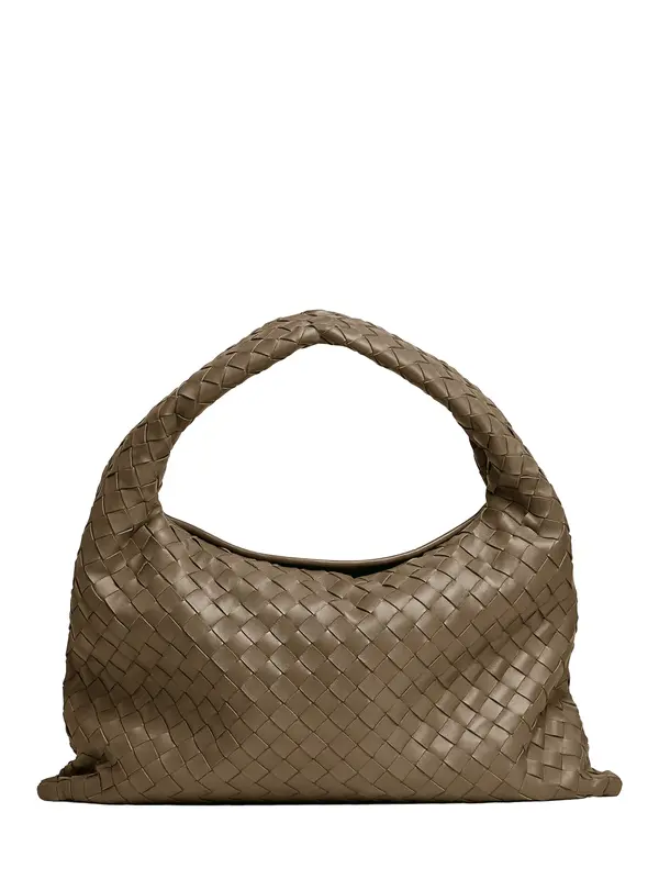 Bottega Veneta Small Calfskin Hop Shoulder Bag - Brown