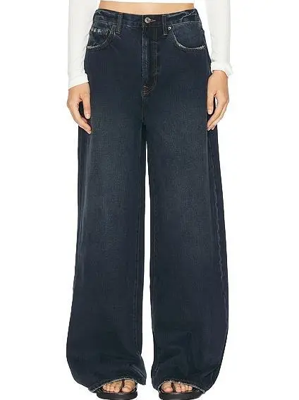 GRLFRND Rowan Oversized Baggy Jeans - Goleta