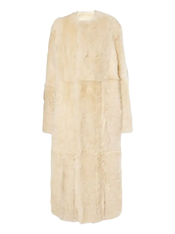 TOTEME Shearling Coat - White