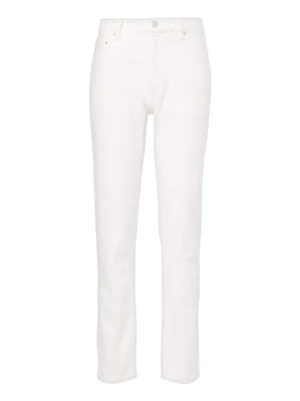 TOTEME Low-rise Straight Jeans - White