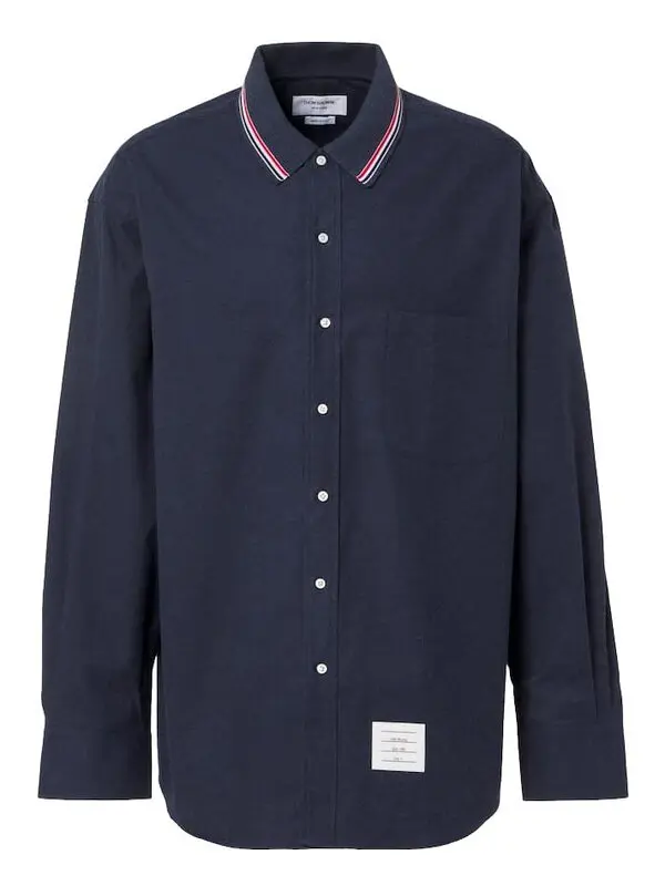 Thom Browne Cotton Shirt - Blue