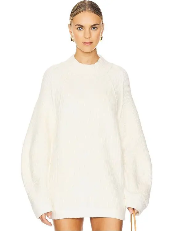 Free People Sunbeam Pullover Sweater - Coconut Milk