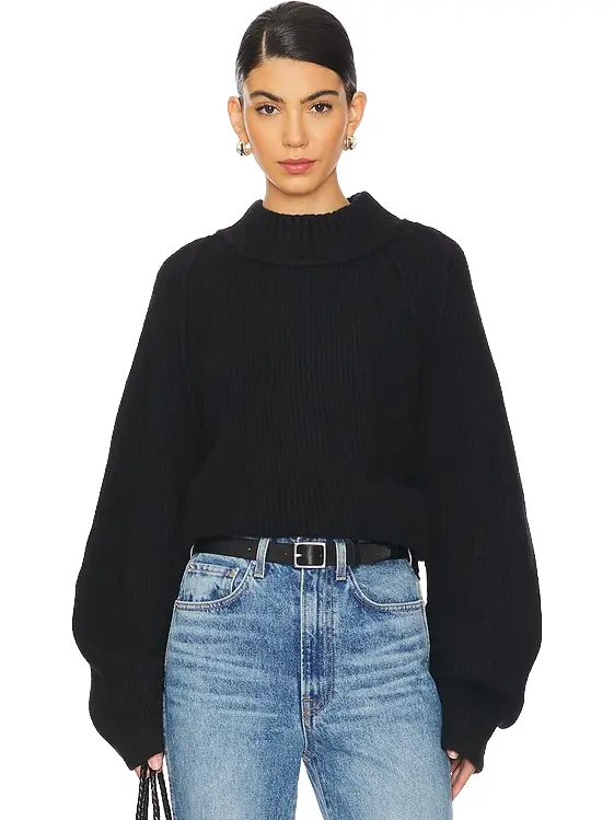 Free People Sunbeam Sweater - Black