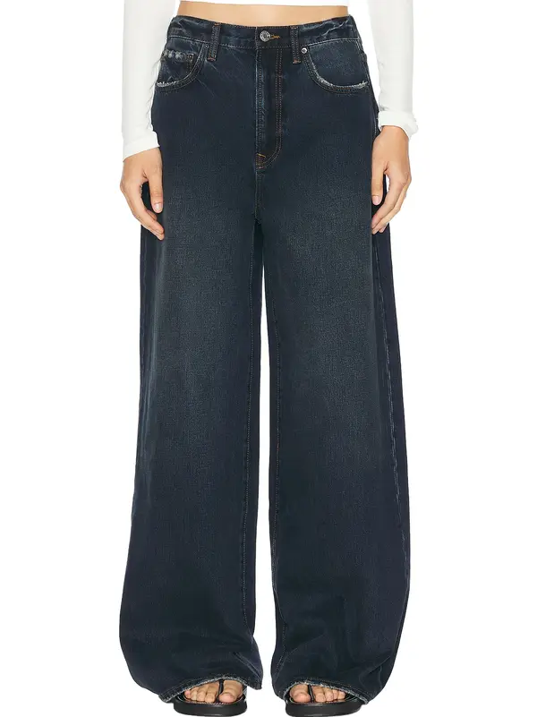 GRLFRND Rowan Baggy Jeans - Goleta