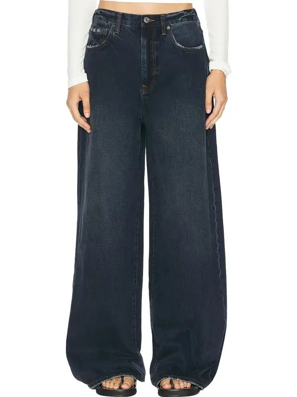 GRLFRND Rowan Baggy Jeans - Goleta