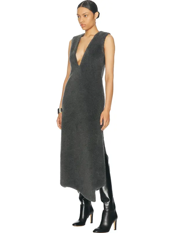 Gabriela Hearst Orstone Dress - Dark Grey