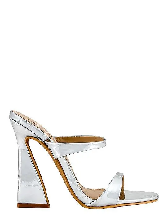 Superdown Serena Heel - Metallic Silver