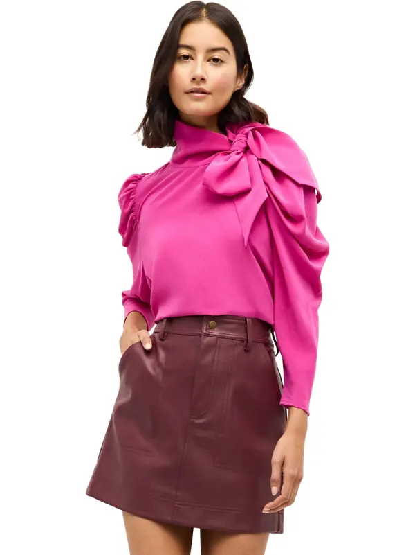 MARIE OLIVER Gabriella Blouse - Raspberry