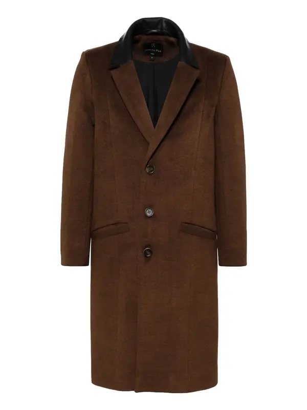 UNREAL FUR Dawn Calf-length Coat - Brown