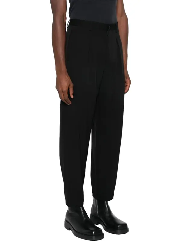 Giorgio Armani Straight-leg Trousers - Black