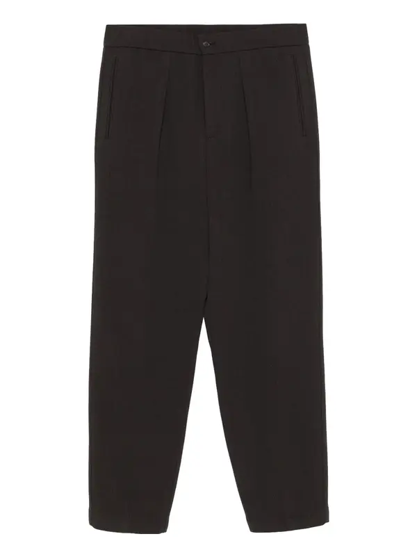 Giorgio Armani Ribbed Trousers - Brown