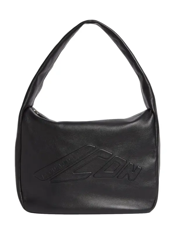 Dsquared2 Logo-embossed Leather Tote - Black