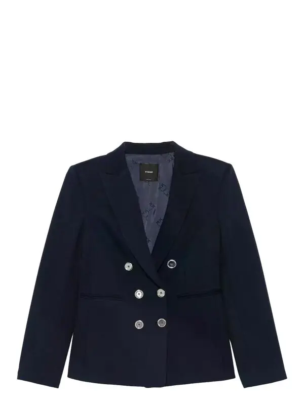Pinko Alexia Double-breasted Blazer - Blue