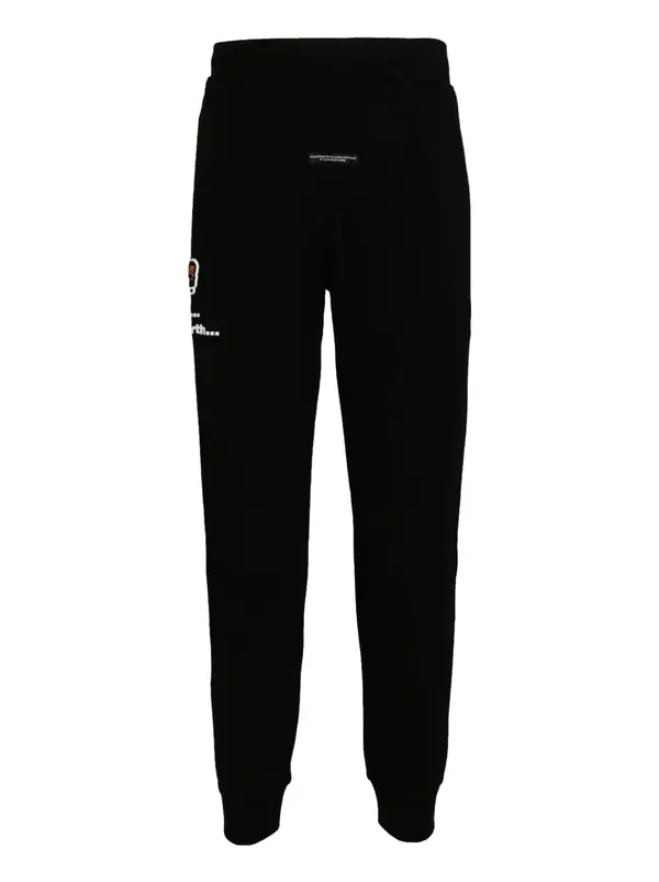 AAPE BY *A BATHING APE® Logo-embroidered Track Pants - Black