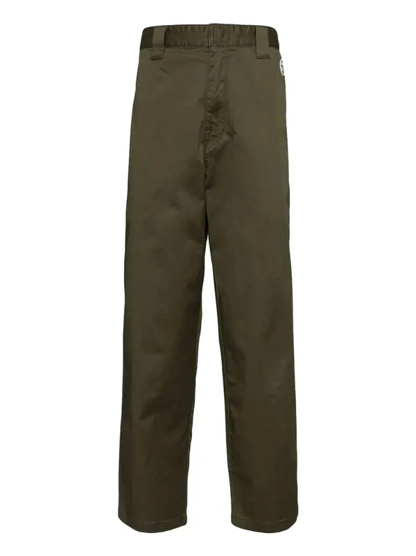 AAPE BY *A BATHING APE Logo-patched Trousers - Green