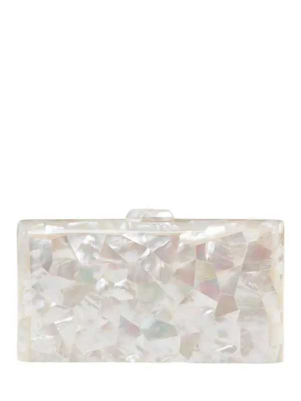 FREYA ROSE Aphrodite Mother Of Pearl Clutch - Ivory