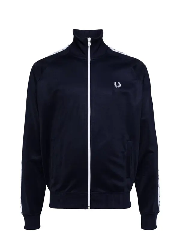 Fred Perry Logo-tape Sport Jacket - Blue