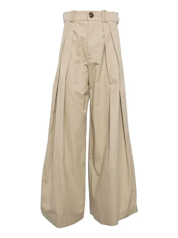 S.S.DALEY Alexander Wide Leg Trousers - Brown