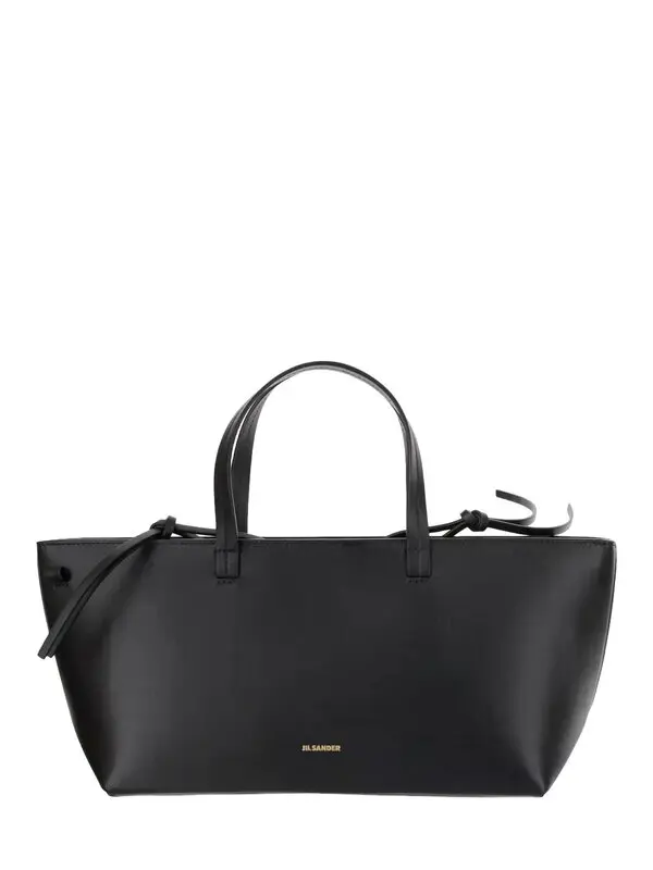 JIL SANDER Small Bateau Tote Bag - Black