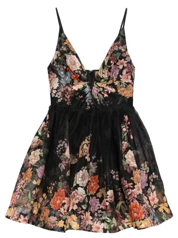 Zimmermann Pavilion Mini Dress - Black