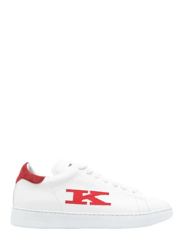 Kiton Stitching Sneakers - White