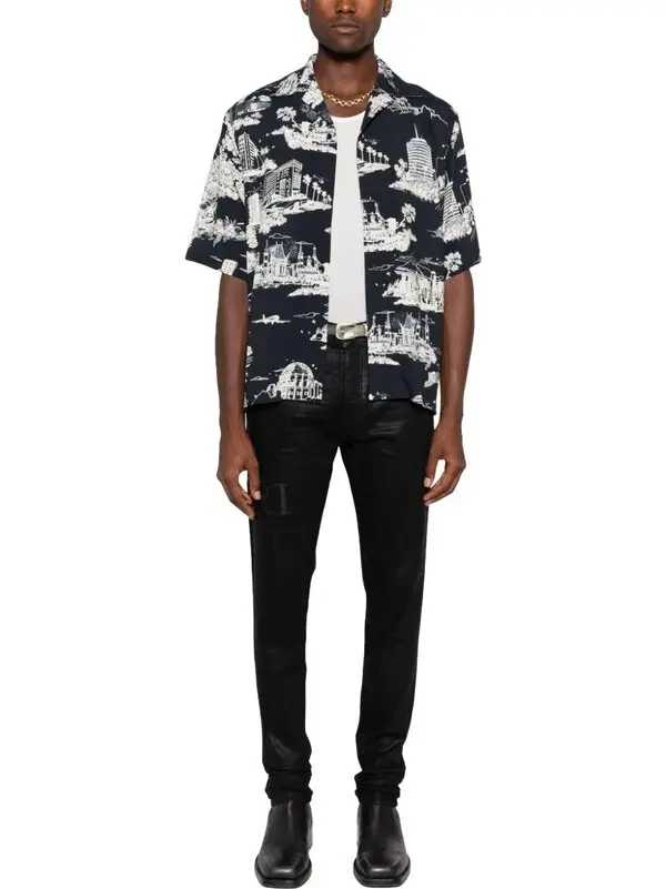 Amiri La Landmark Shirt - Black