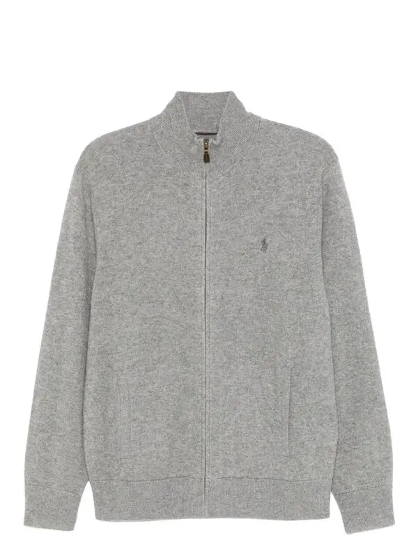 Polo Ralph Lauren Pony-embroidered Wool Sweater - Grey