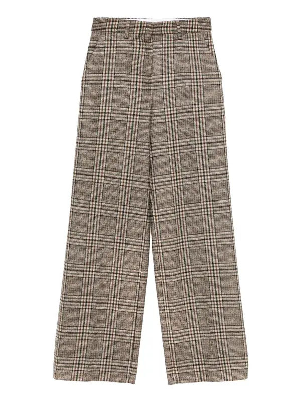 Lorena Antoniazzi Checked Trousers - Neutrals