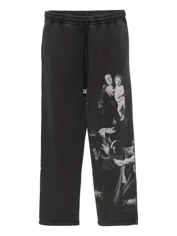 Off-White Blurred Mary Track Pants - Black