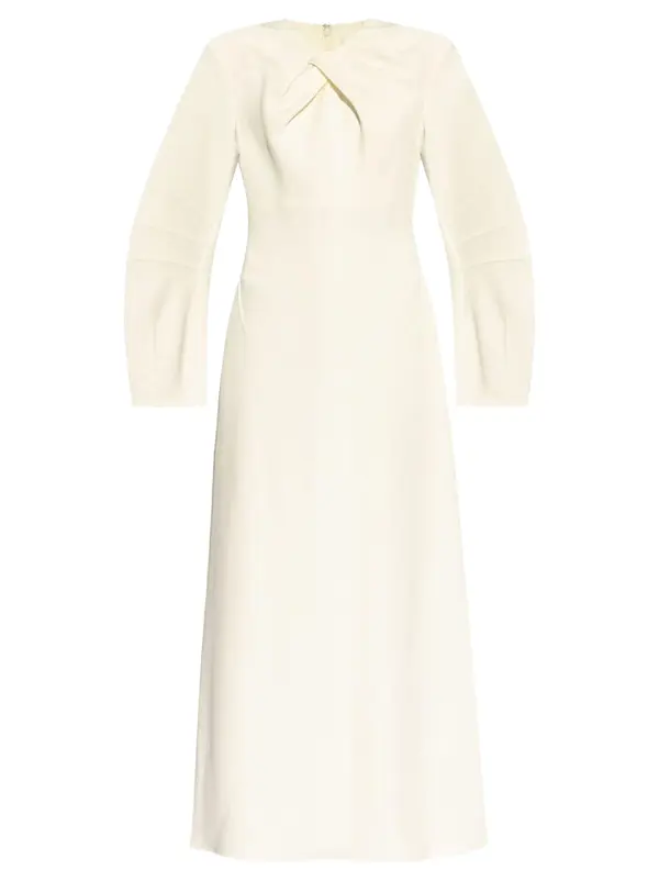 JIL SANDER Knot-detail Maxi Dress - White