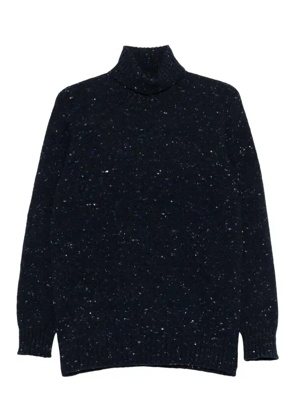 DRUMOHR Speckle-knit Sweater - Blue
