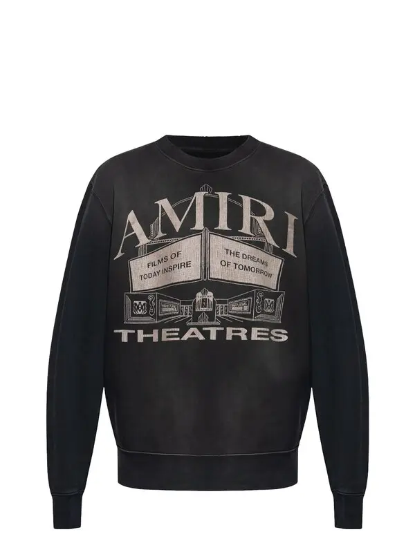 Amiri Theatres Vintage Sweatshirt - Black