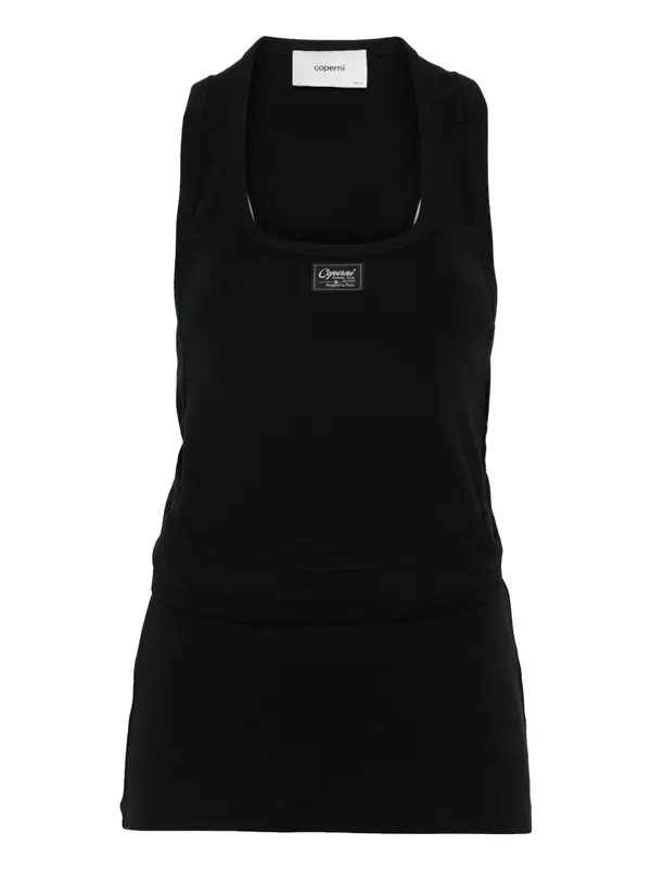 Coperni Open-back Tank Top - Black