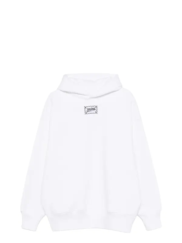 JEAN PAUL GAULTIER Logo-print Hoodie - White
