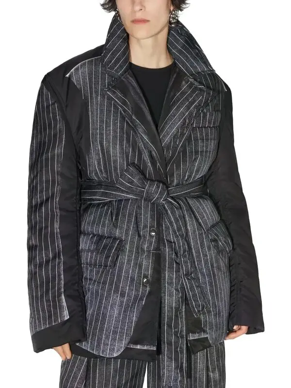 JEAN PAUL GAULTIER Trompe-l'oeil Padded Jacket - Black
