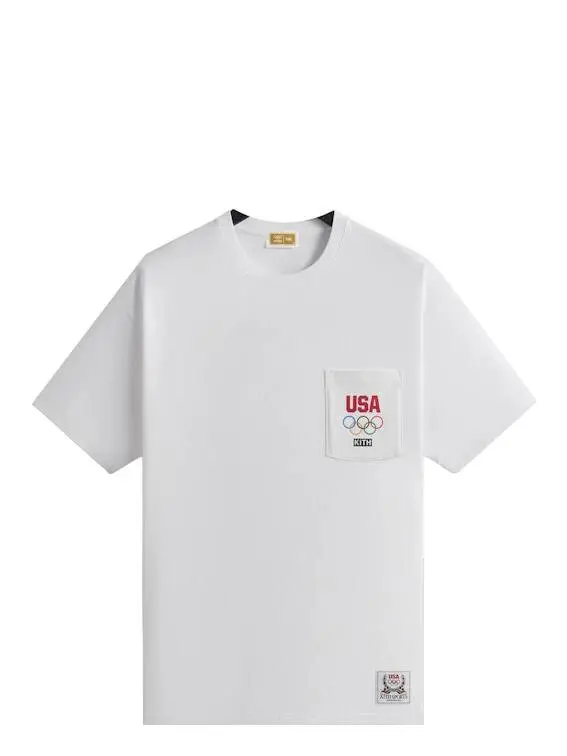 Kith Team Usa Olympics 2024 T-shirt - White